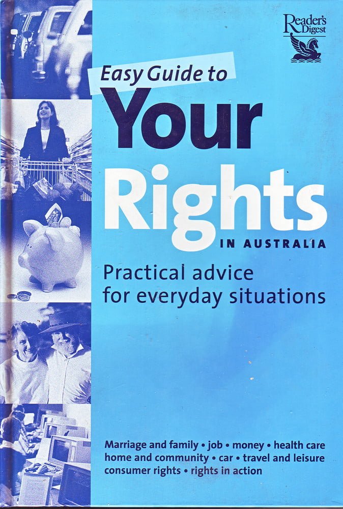 Easy Guide to Your Rights in Australia - hb - DB Books