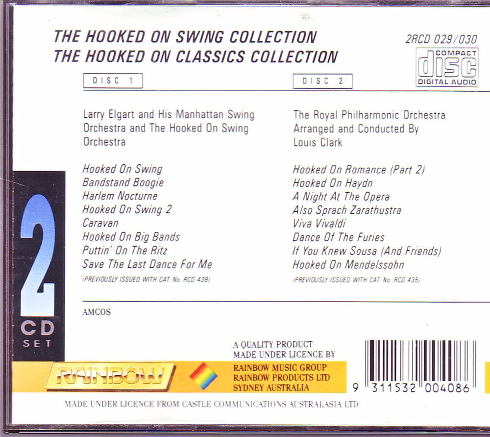 Hooked on Swing / Hooked on Classics - 2 cds - DB Books